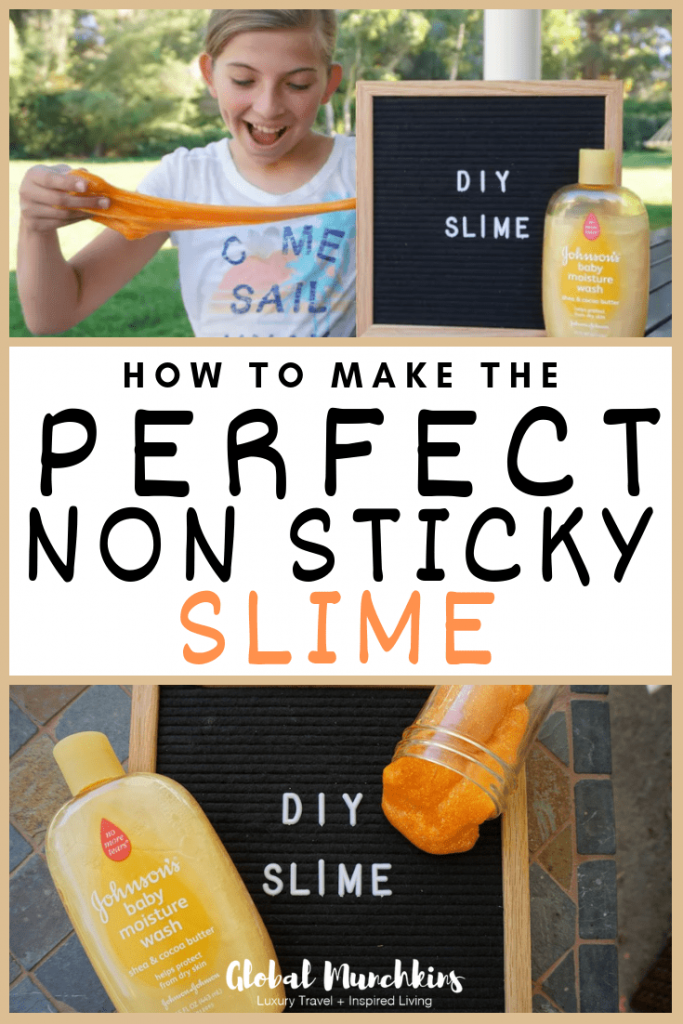 The MOST No Fail Non Sticky Slime Recipe | Global Munchkins