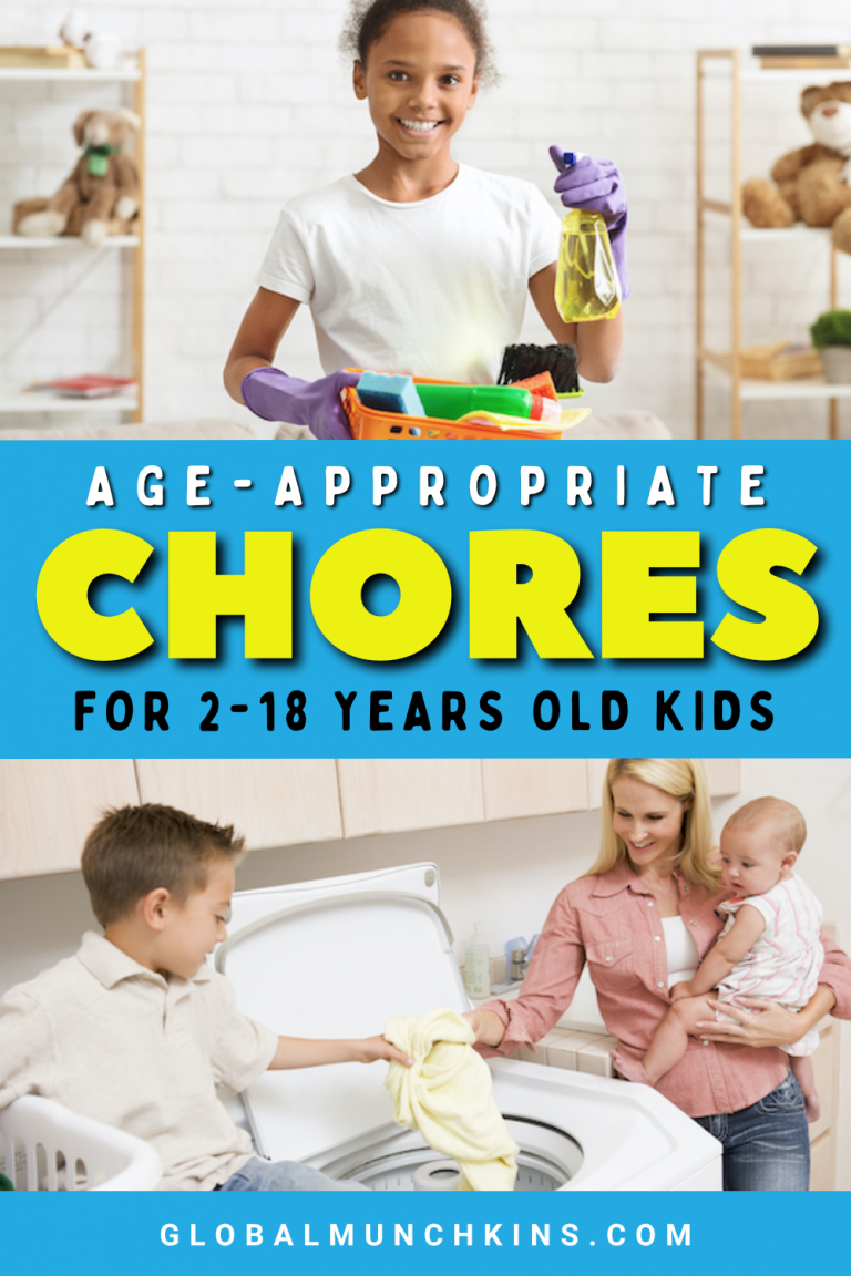 The Ultimate List to Age-Appropriate Chores For Kids [2-18 Years Old ...