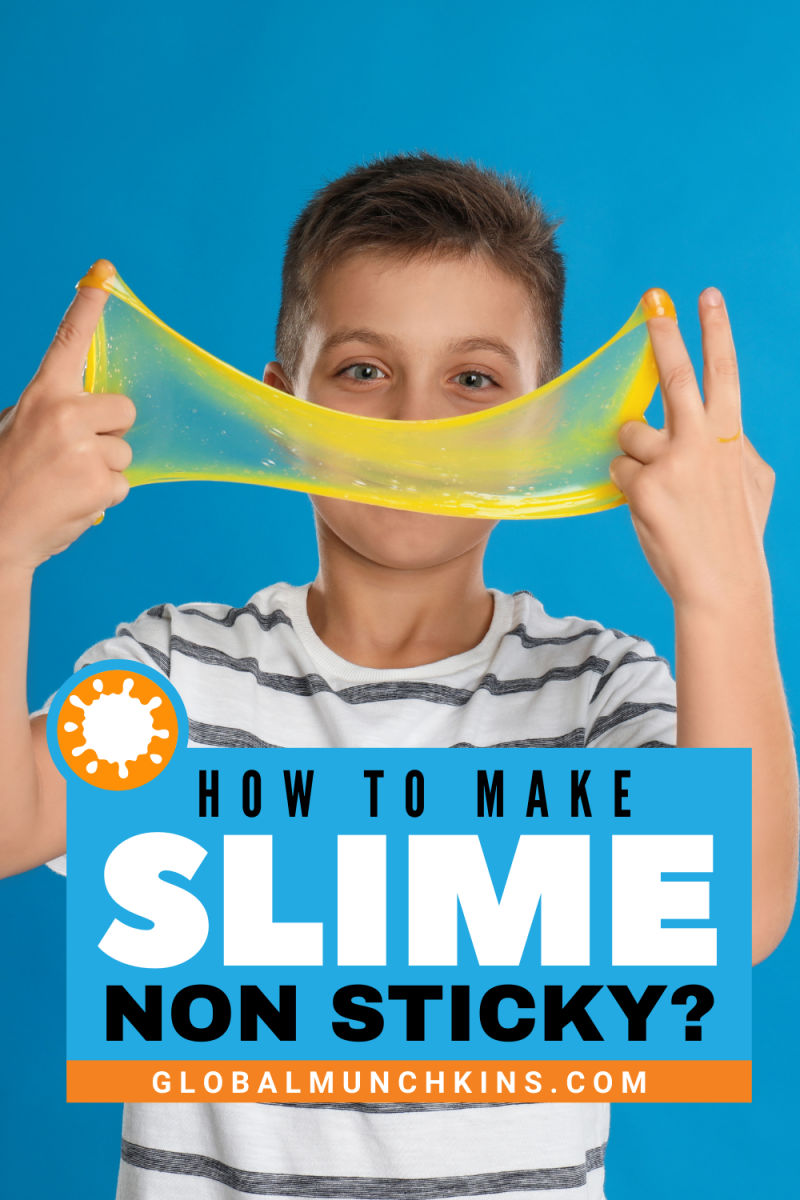 The MOST No Fail Non Sticky Slime Recipe | Global Munchkins