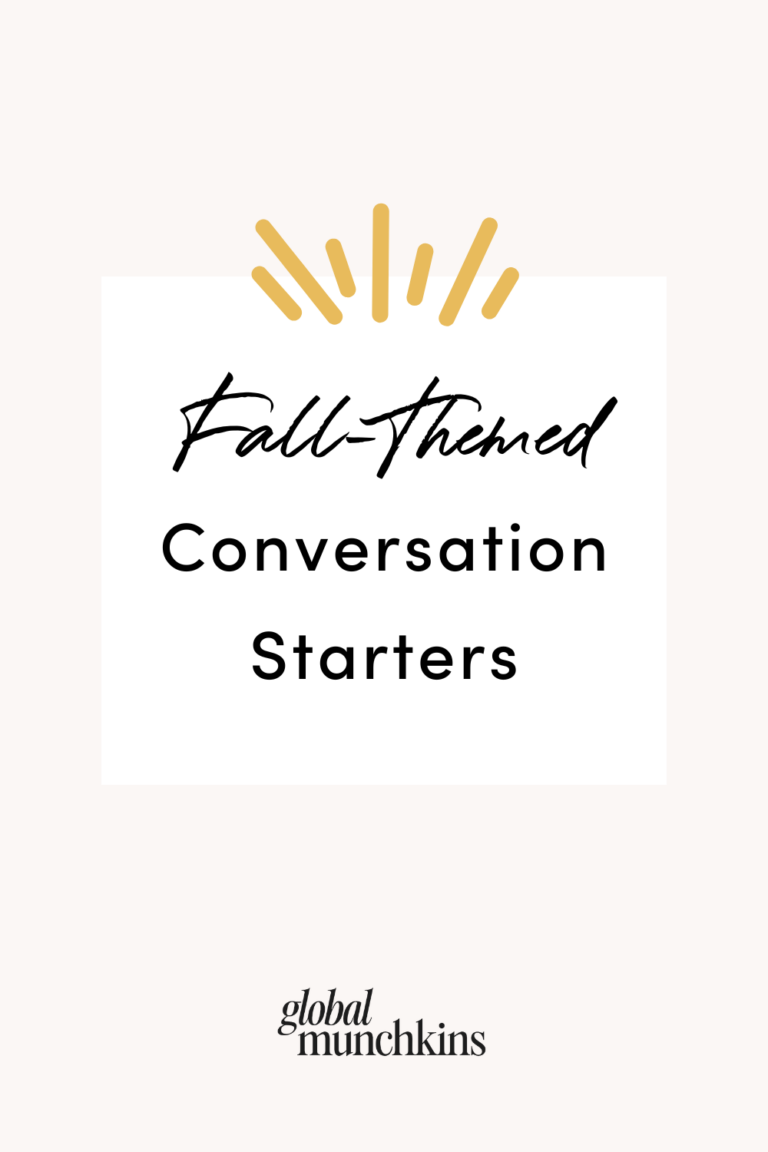 After School Conversation Starters: Fall Edition! | Global Munchkins